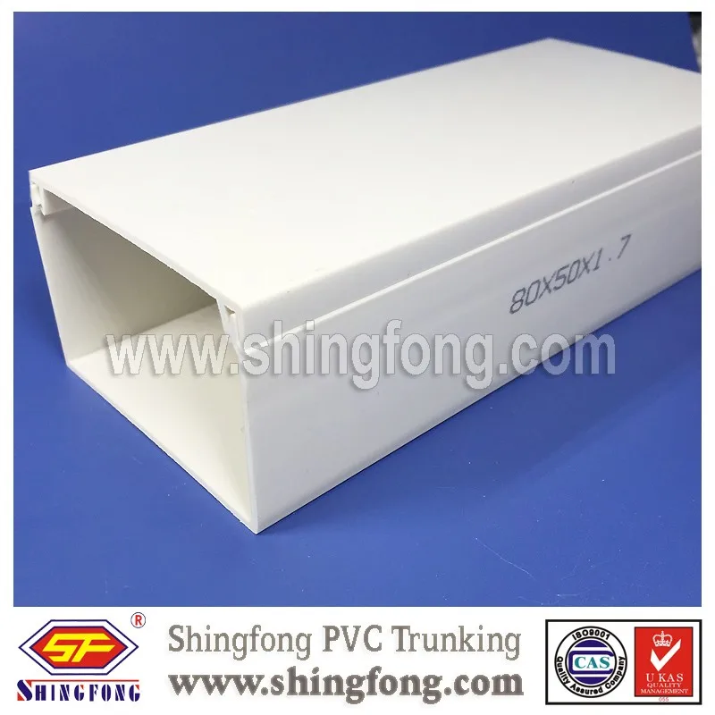 Decorative PVC Outdoor Air Conditioner Pipe Cover 75x75mm - Fire ...