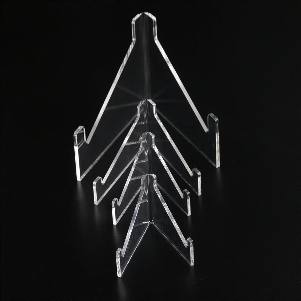 Transparent Souvenir Medal Acrylic Holder Mini Coin Easel Acrylic Medal ...
