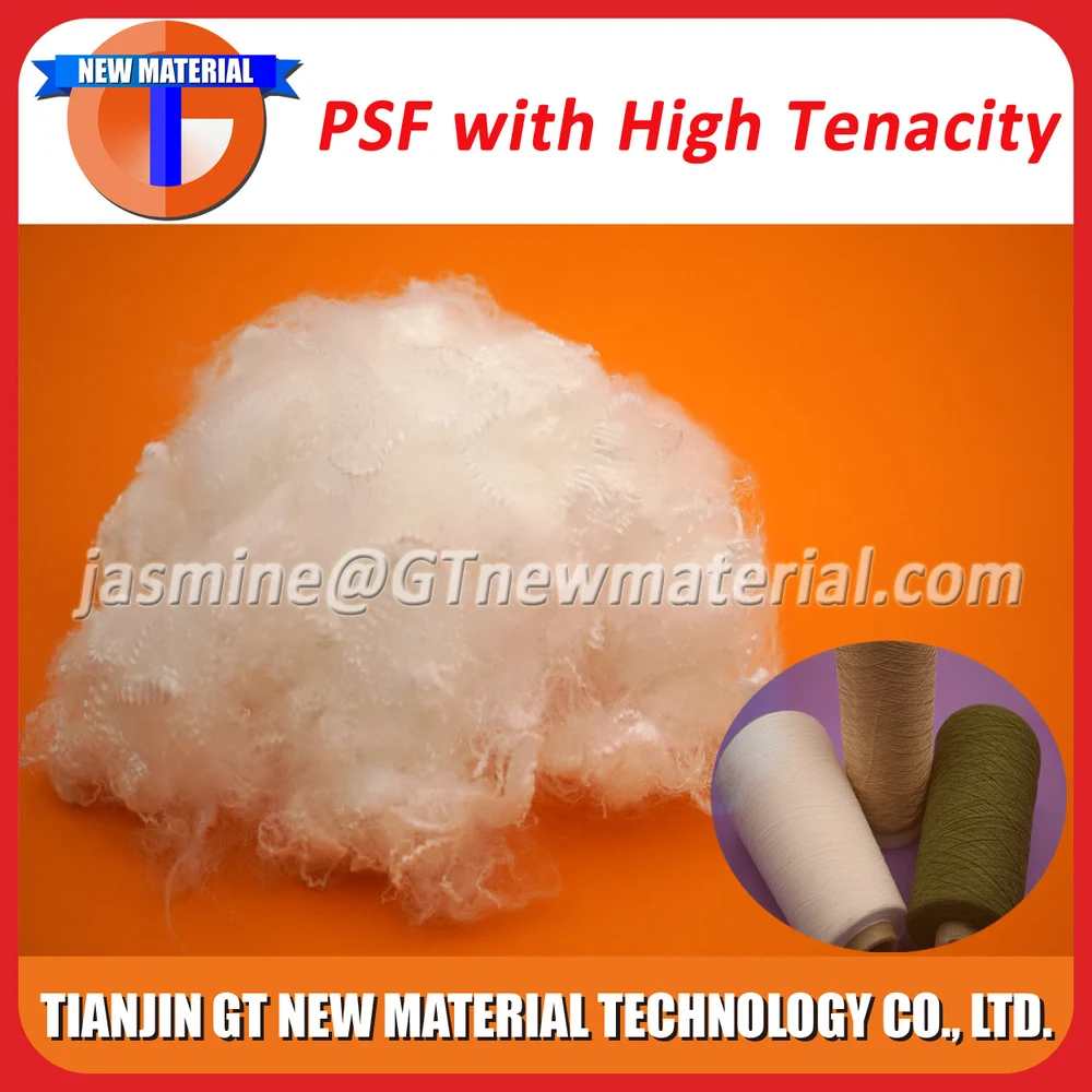 100% Virgin High Tenacity Polyester Staple Fibre,Spining Grade Psf ...
