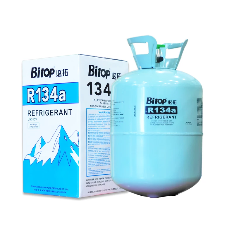 R134a De Gas Refrigerante De 13,6 Kg Para Auto Aire Acondicionado - Buy ...