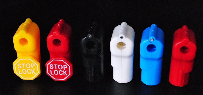 Prevent Theft with Peg Hook Stop Lock - Secure Your Displayed Products
