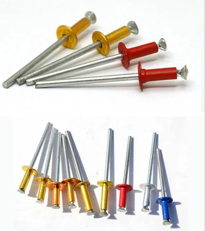 White Aluminium Rivets 4x20 Peel Type Pop Blind Rivet - Buy Rosette ...