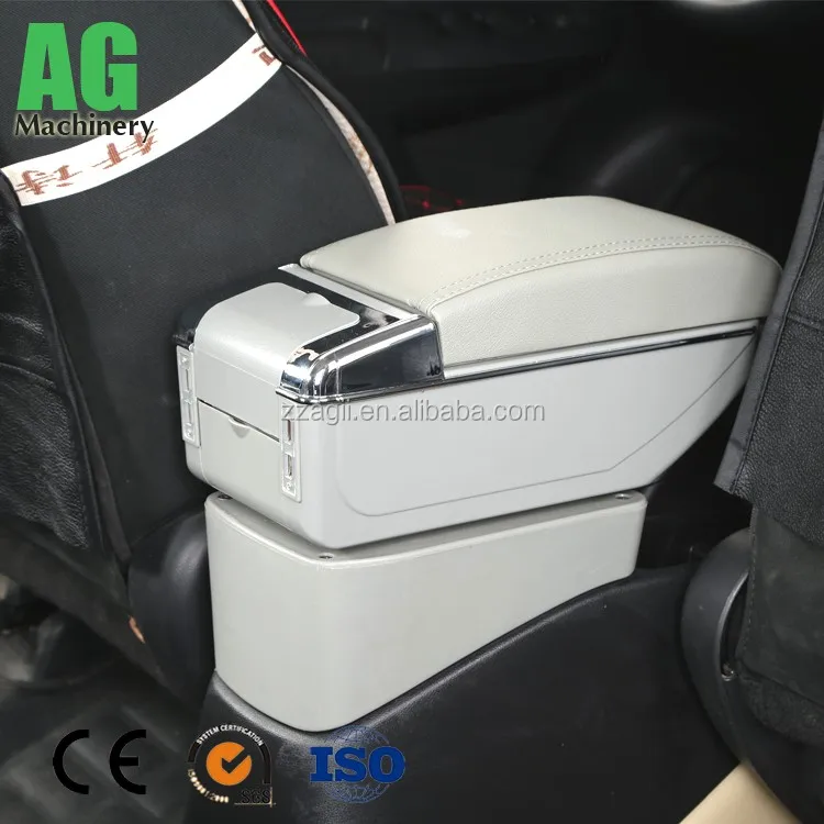 Hot Sale Pu Leather Auto Console Box Conversal Console Box Armrest ...