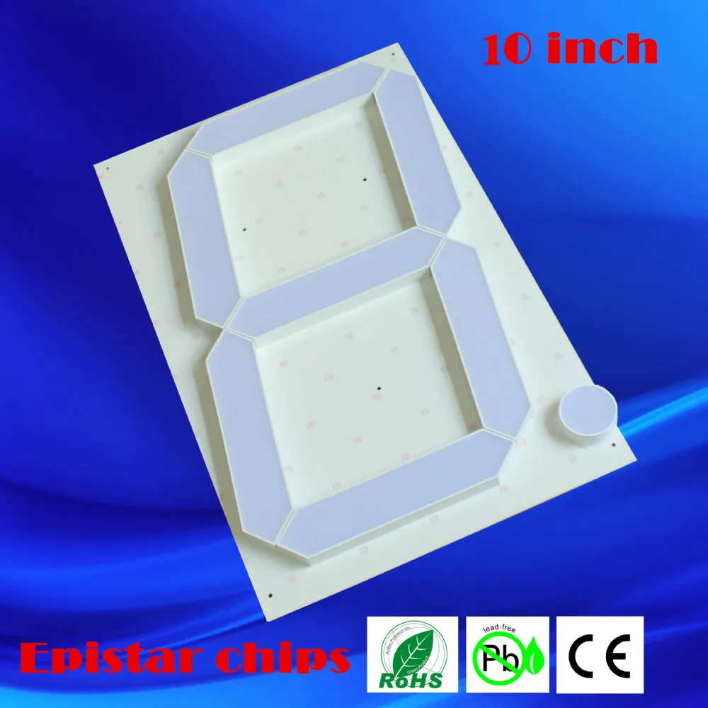 Cc Large 20 Inch 7 Segment Led Display 1 Digit White For Led Time Clock ...