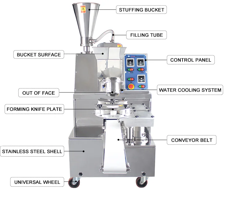 Mini Japanese Dumpling Samosa Making Machine Maker Automatic Dumpling ...