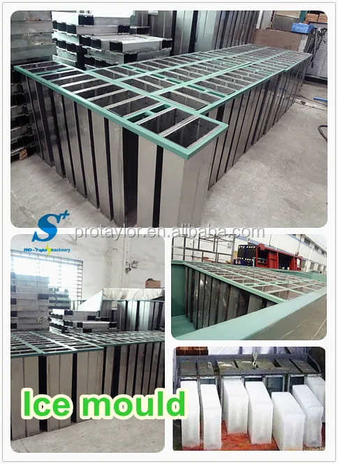 2000kg/day High Capacity Cooling Block Ice Machine
