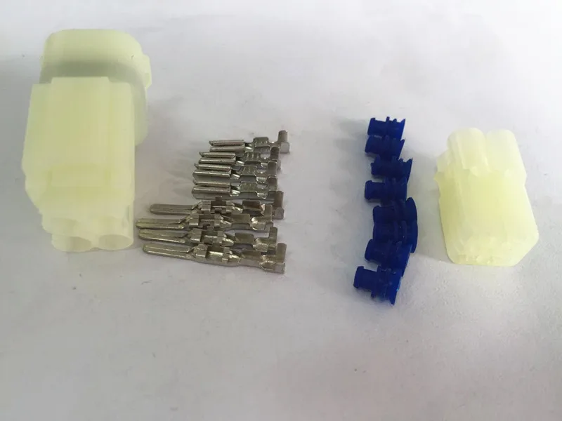 Pa66 4 Pins Electrical Connector Housing 6180-4181 6187-4441 Cable ...