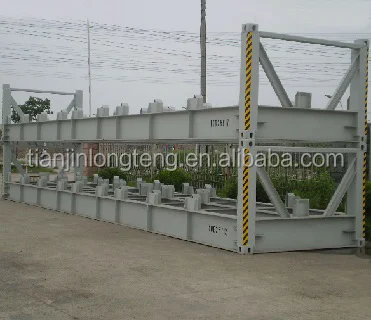 20ft 40ft Flat Rack Container for Marine Shipping Lashing