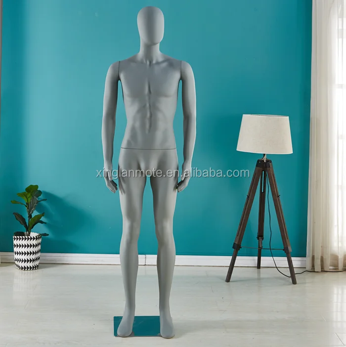 Cheap Full Body Mannequin Grey Color Standing Mannequins Male For Sale ...