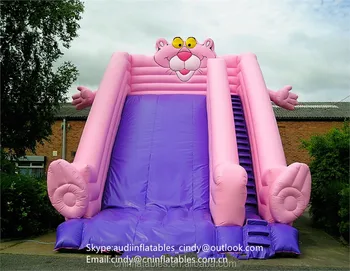 Pink Panther Inflatable Mega Slide,Inflatable Dry Slide For Kids - Buy ...