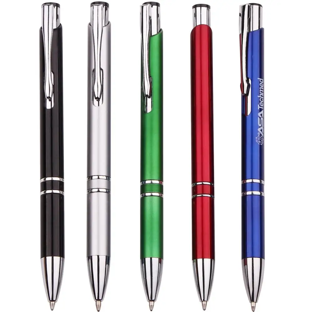Customized Metal Clip Ballpoint Pen Made Of Plastic Durable And ...