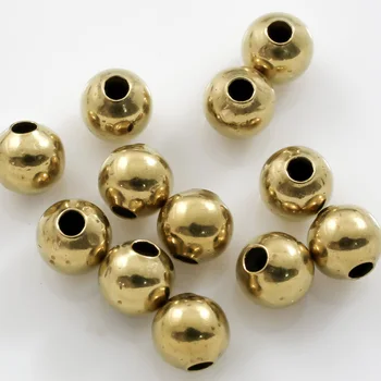 Wholesale Solid Brass Ball With Drilled/thread Hole - Buy Drilled Brass ...