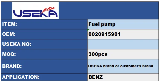 Fuel Pump 0580254911 0580254950 0020915901 For Mercedes Benz - Buy Fuel ...