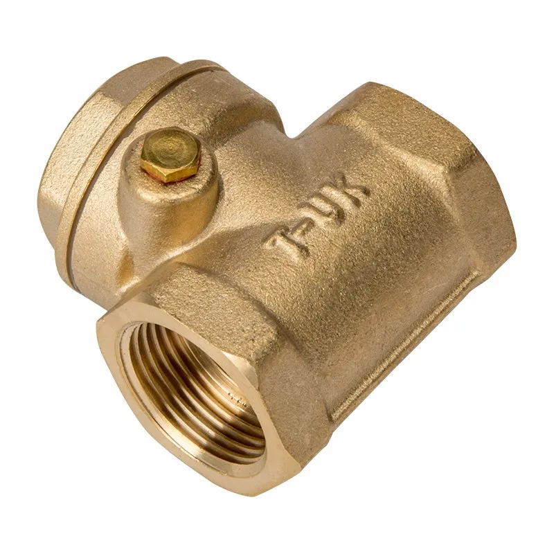 3/4''factory High Quality Brass Vertical Hydraulic Foot Gate Non-return ...