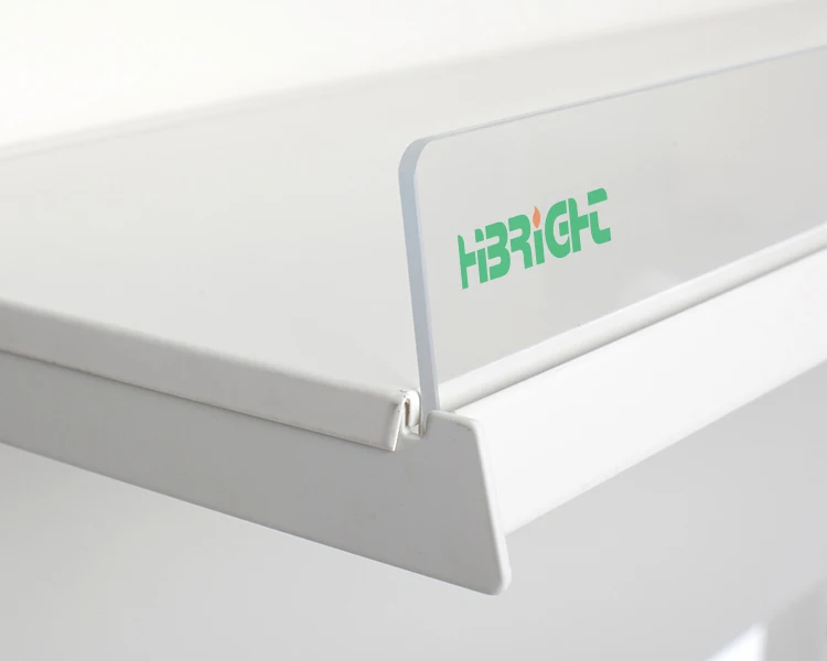 Gondola Shelf Universal Acrylic Divider - Supermarket Display