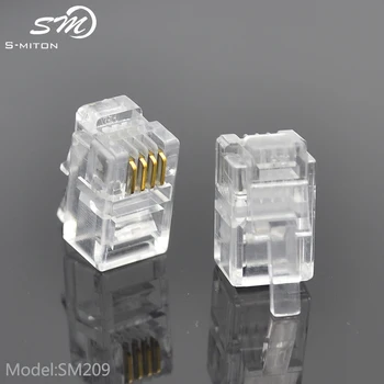 Rj9 Plug Dimensions Rj11 4p4c Modular Plug - Buy Rj11 4p4c Modular Plug ...