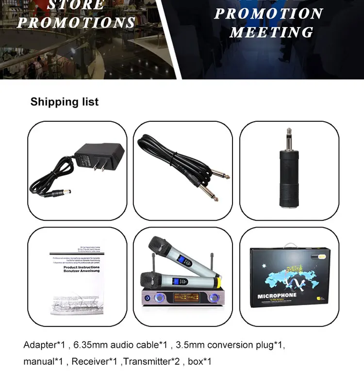 Wireless Microphone Mu-589 Handheld Microphone Rohs Microphone - Buy ...