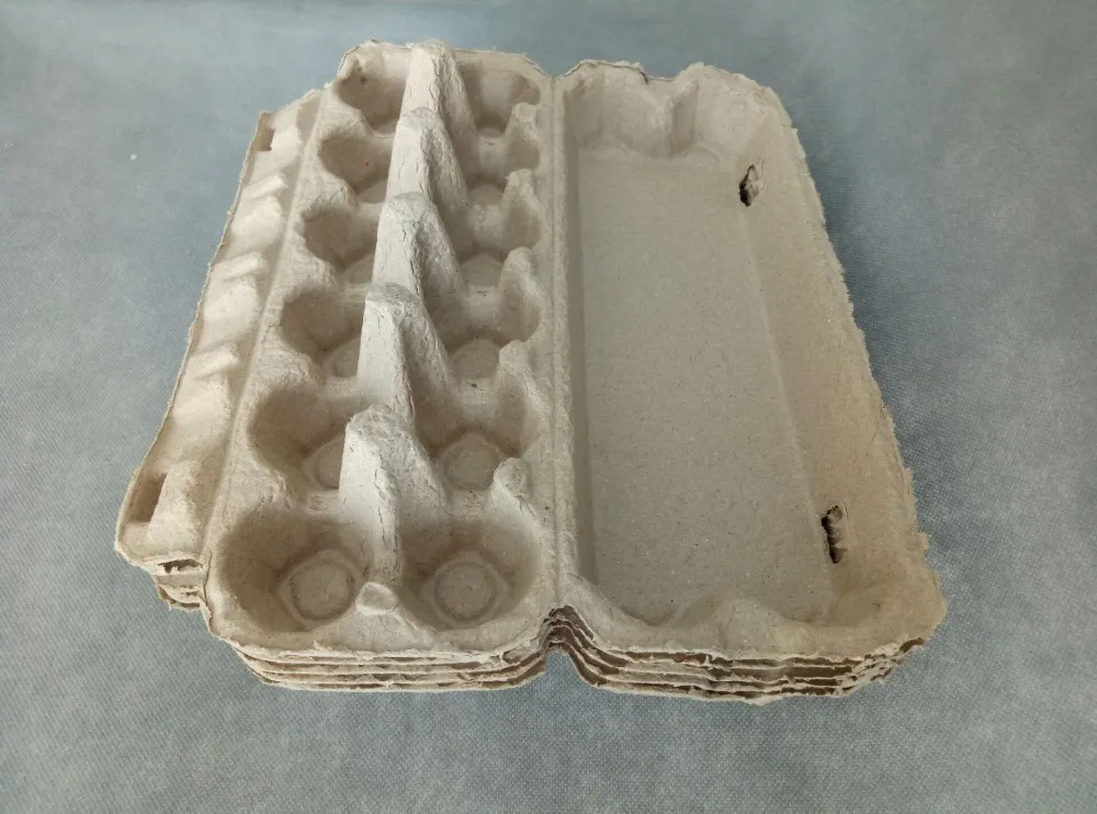 OEM DEM Paper Pulp Egg Tray - 12 Cells Egg Cartons for Sale