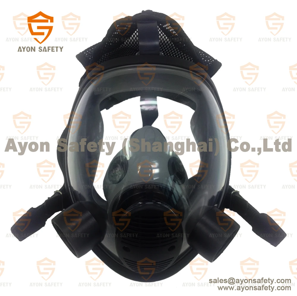 Chemical Spherical High-strength Radio Full Face Communication Mask ...