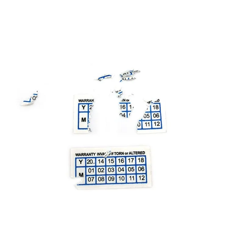 Custom Destructible Eggshell Sticker Fragile Stickers,Warranty ...