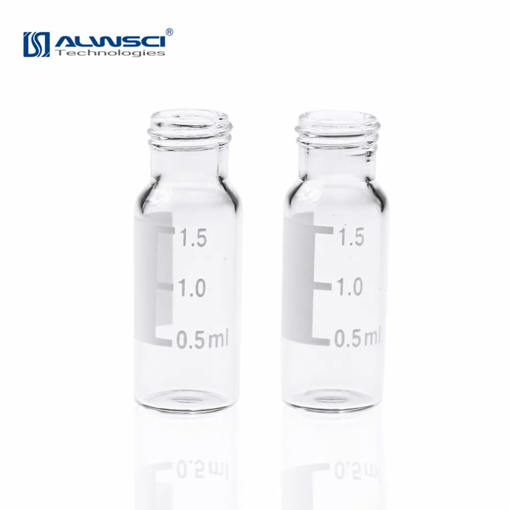 ALWSCI 1.5ml Clear Glass HPLC Vials - Ideal for Chromatography