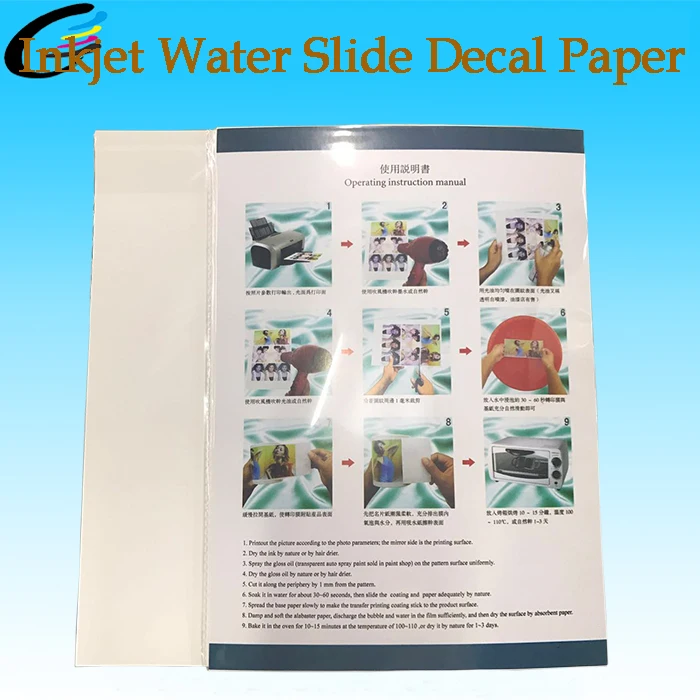 High Quality Water Slide Decal Transfer Paper For Helmet Products ...