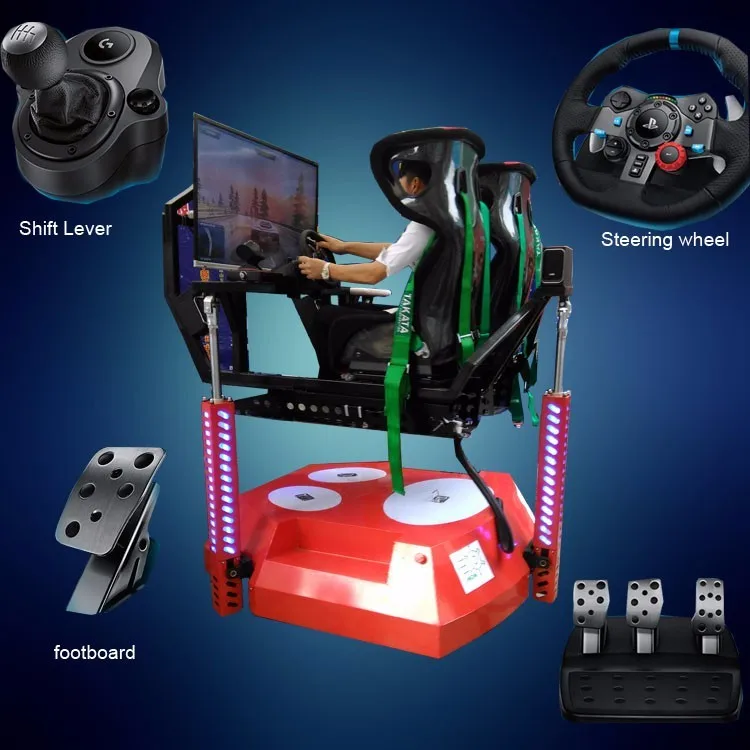 Logitech G29 Simulator Full Motion 360 Degree Rotate 8d Car Racing ...