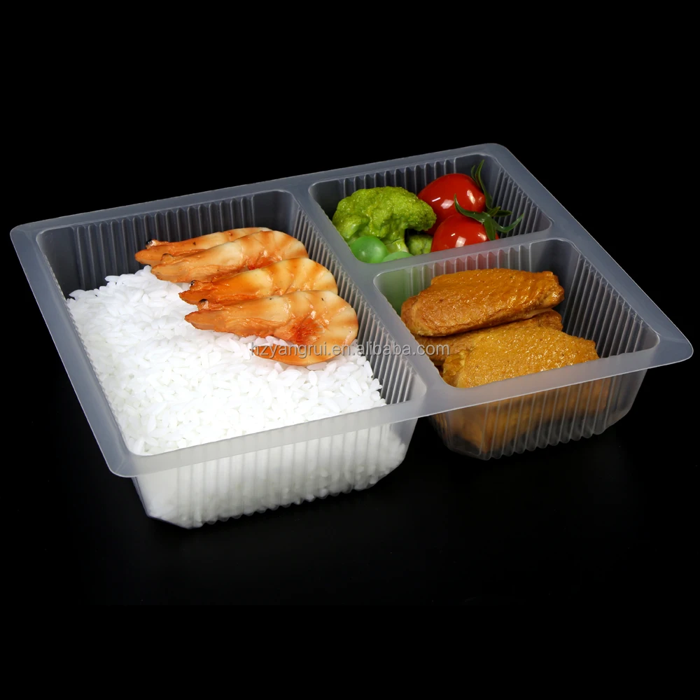 Lunch Box Plastic Disposable Compartment Food Containers - Buy Lunch ...