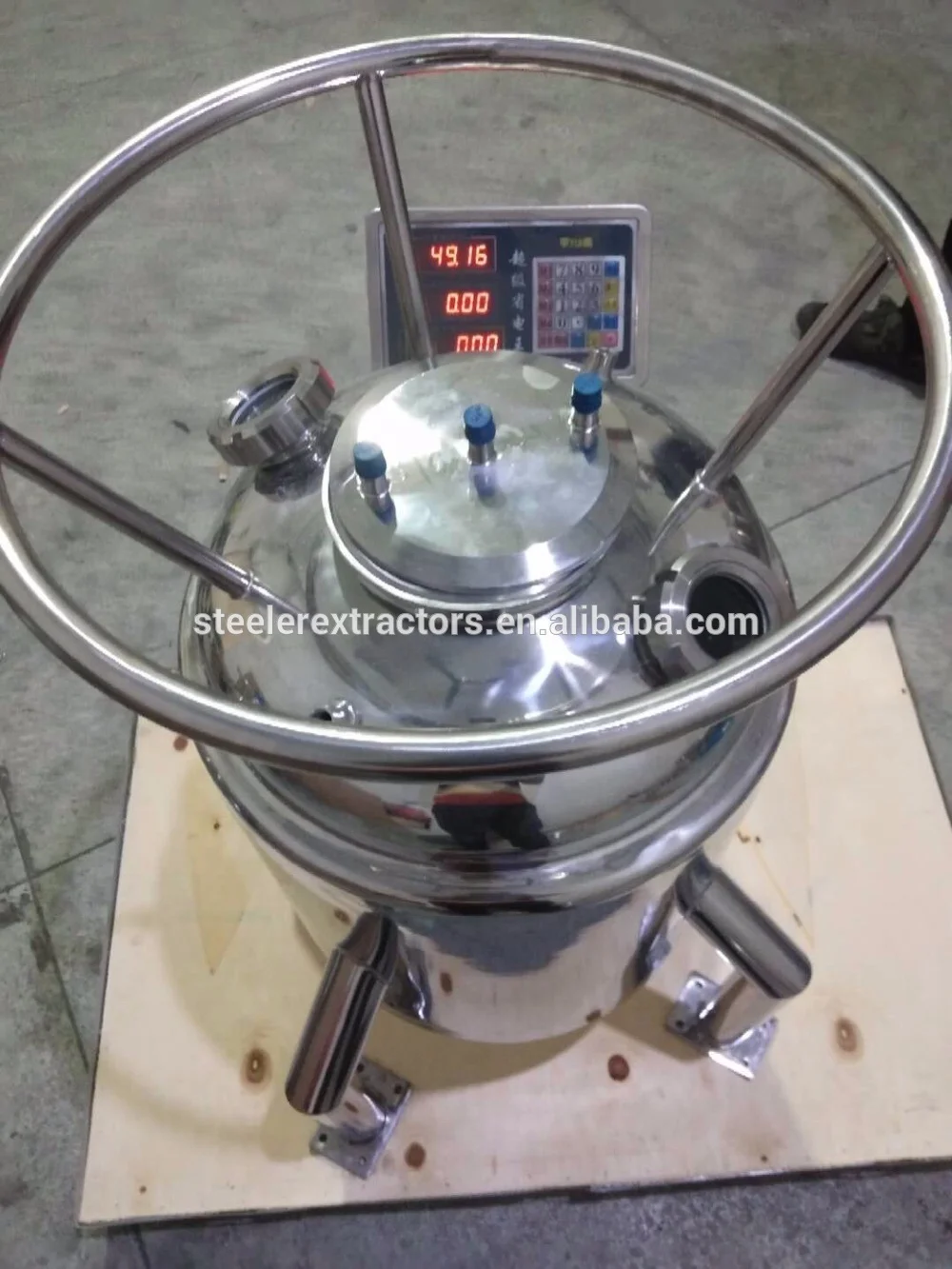 SS304 Triclamp Jacketed Bowl Reducers for Closed Loop System