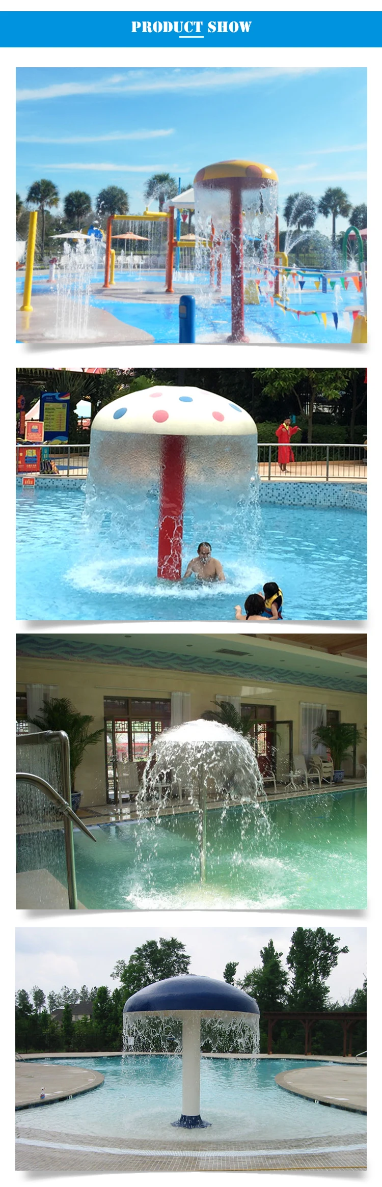 Swimming Pool Water Park Play Equipment - Water Mushroom
