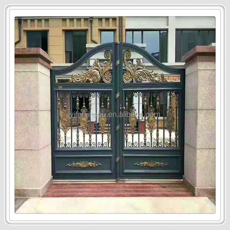 High Quality Main Gate Designs Various Stylish Villa Gates Powder ...
