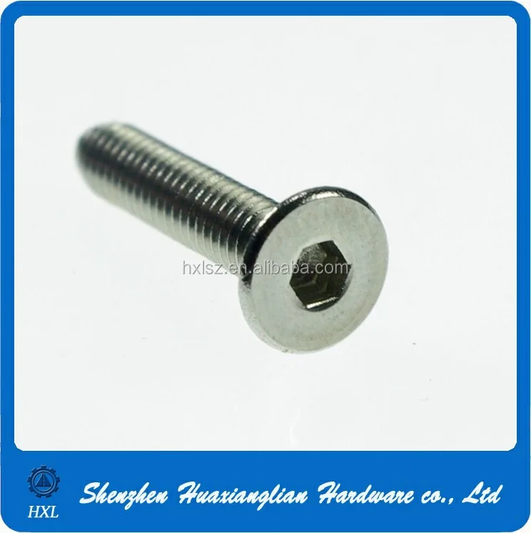 m4 m5 m6 m8 verzonken inbusbout bouten din7991 inbus schroef-bouten ...