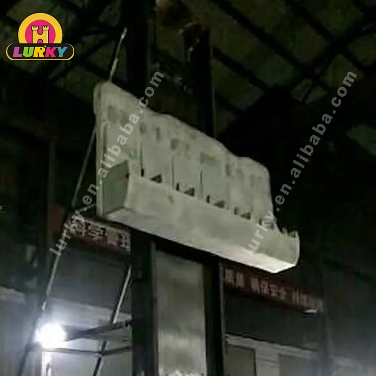 Amusement Park Kids Jumping Hopper Frog Drop Tower Rides