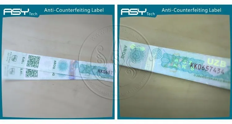 Custom Cigarette Security Label,Uv Invisible Security Sticker With Hot ...