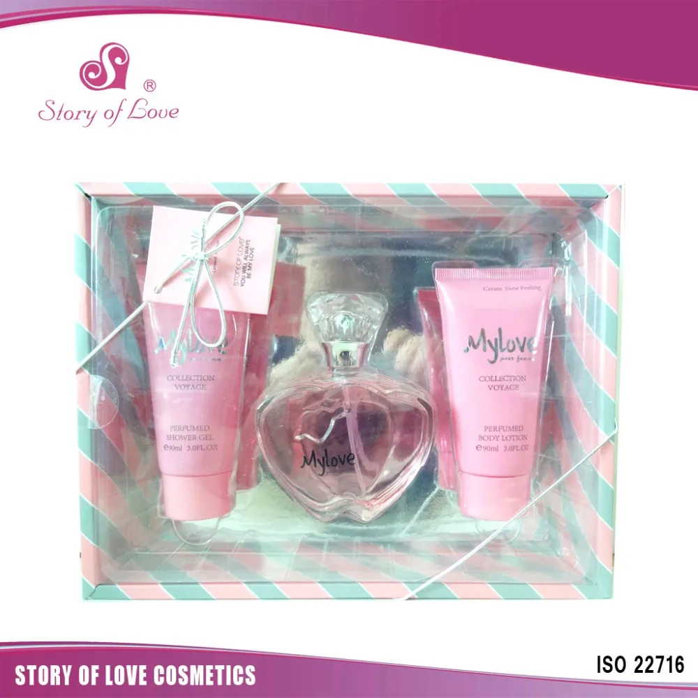 Women Love Gift Set Perfume With Body Lotion - Buy Gift Set Perfume,Set ...