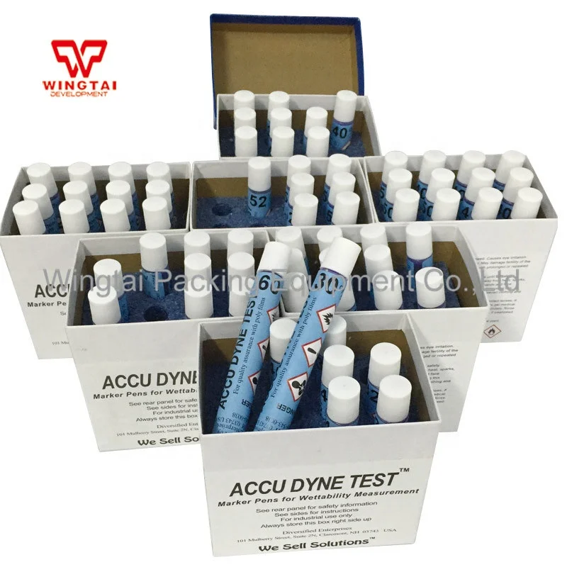 ACCU DYNE TEST Marker Pens - Measure Wettability for Printing