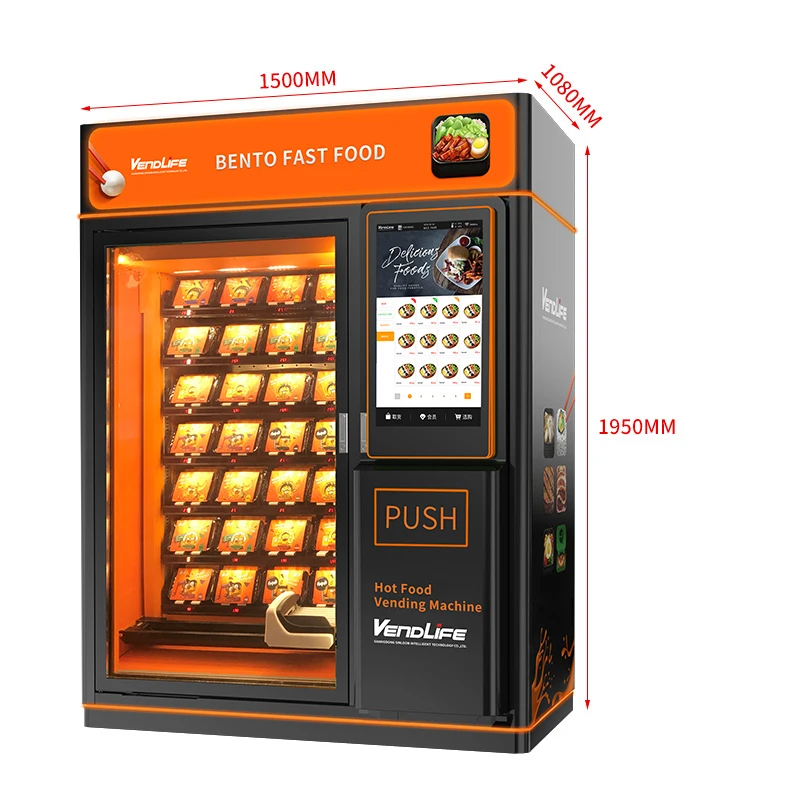 Hot Food Sandwich Vending Machines With Lift System - Buy Vending ...