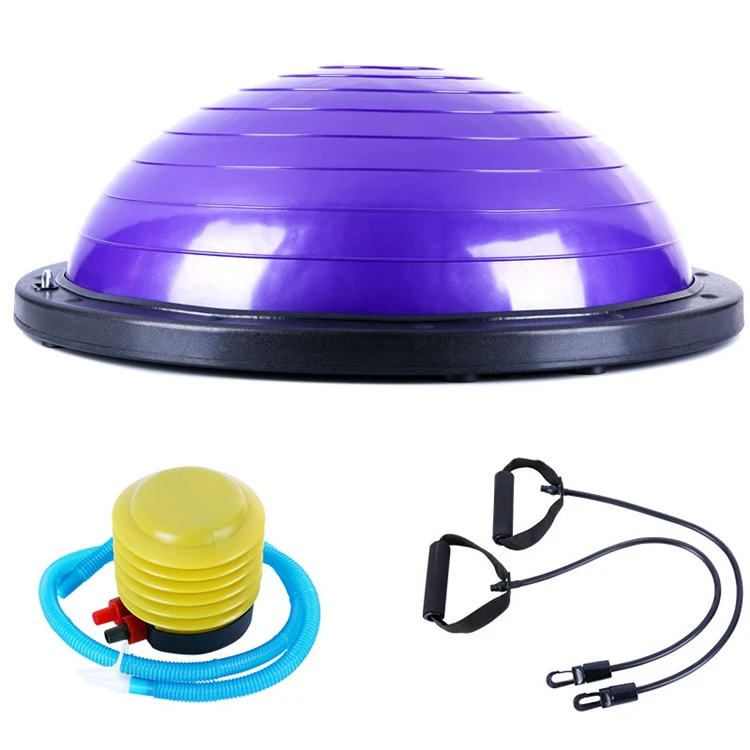 Professional Customized Colored Yoga Pilates Half Ball For Balance ...