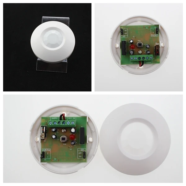 Ceiling Mounted Pir Detector Passive Infrared Sensor 360 Degree Full ...