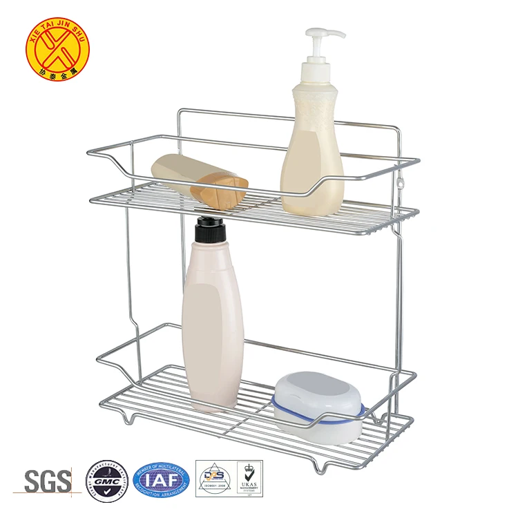 Factory Price Shampoo Rack Corner Storage 3 Tier Metal Bathroom Shower ...