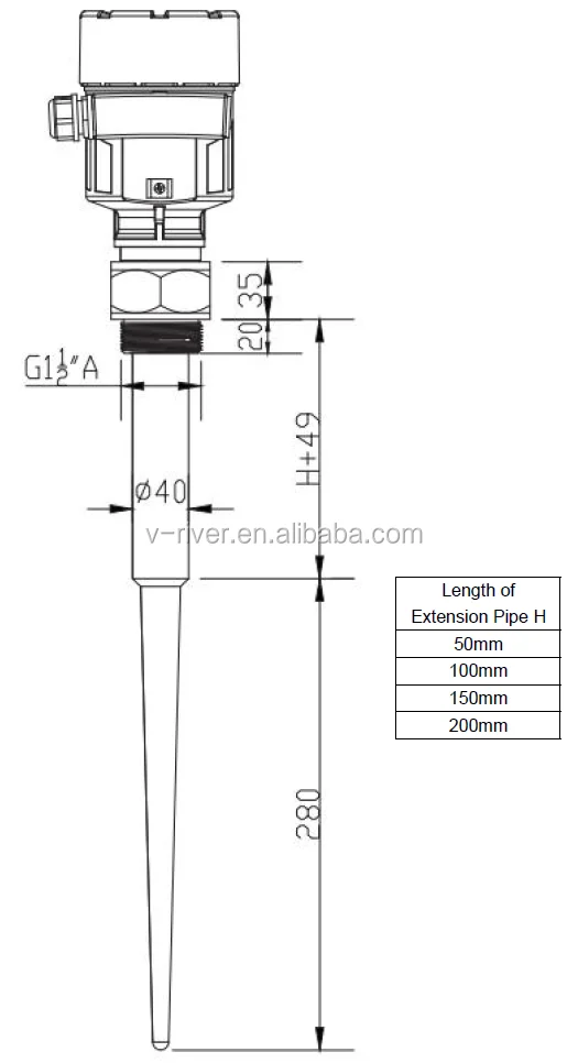Digital Acid Level Transmitter - Reliable Radar Measurement