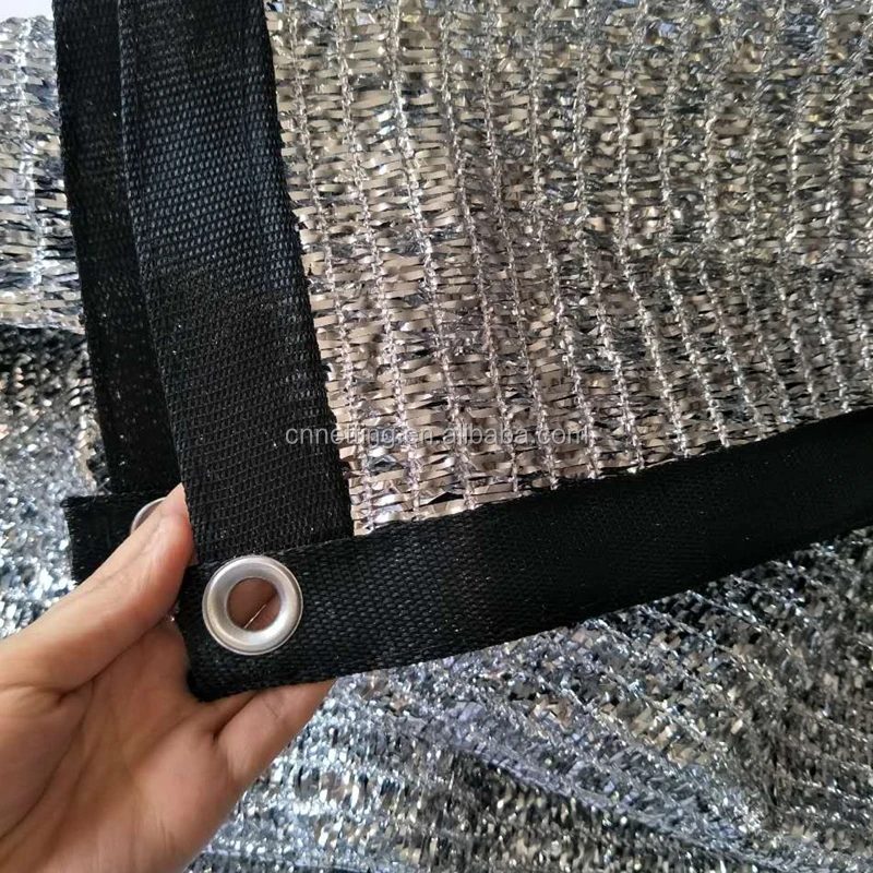 Aluminum Shade And Reflective Silver Sun Shade Net - Buy Aluminet Shade ...