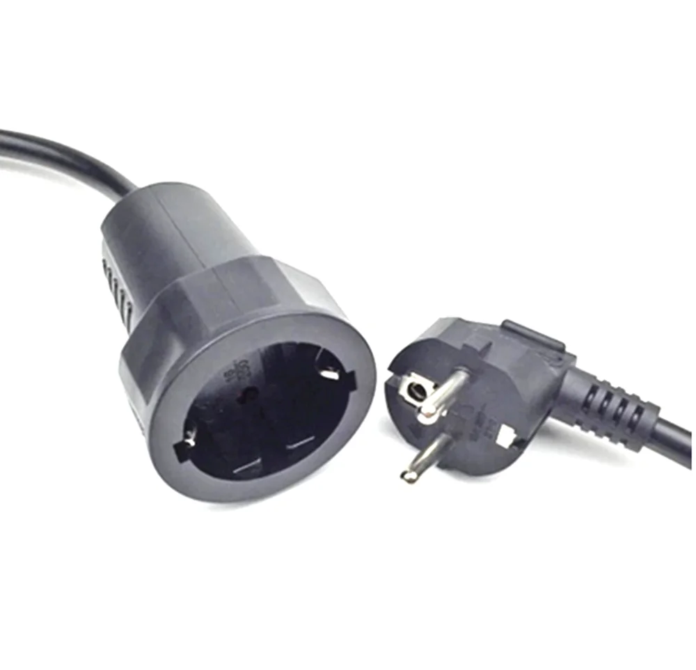 Schuko European/german Standard Socket And Plug Power Line 3*1.5 Mm 1 ...