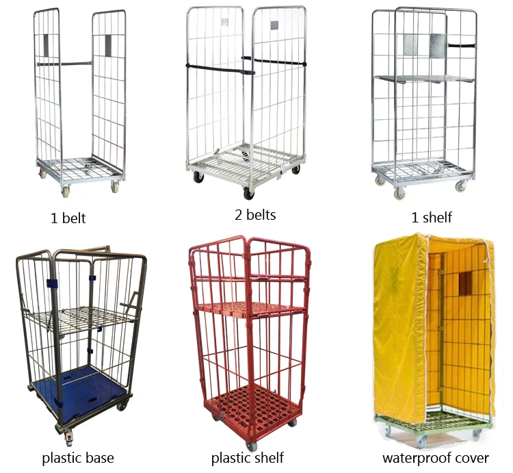 Warehouse Trolley Roll Cage Container - Durable & Versatile