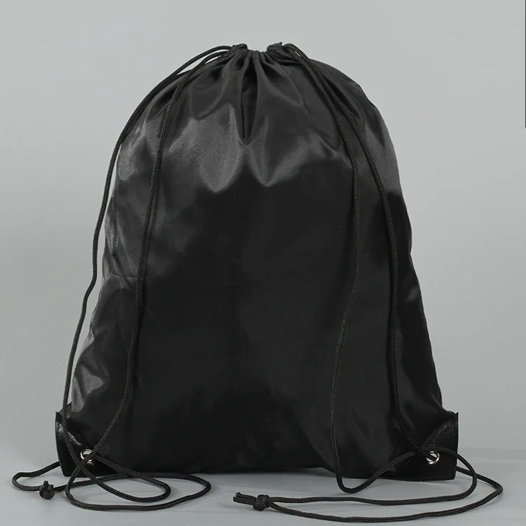 Wholesale Factory Supplier Black Cinch Bags Drawstring Pouch Backpack ...