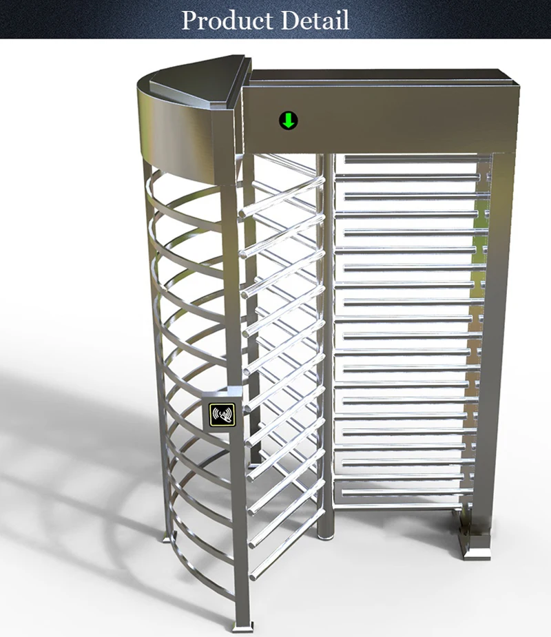 Dual Full Height Turnstile For Access Control - Buy Pedestrian ...