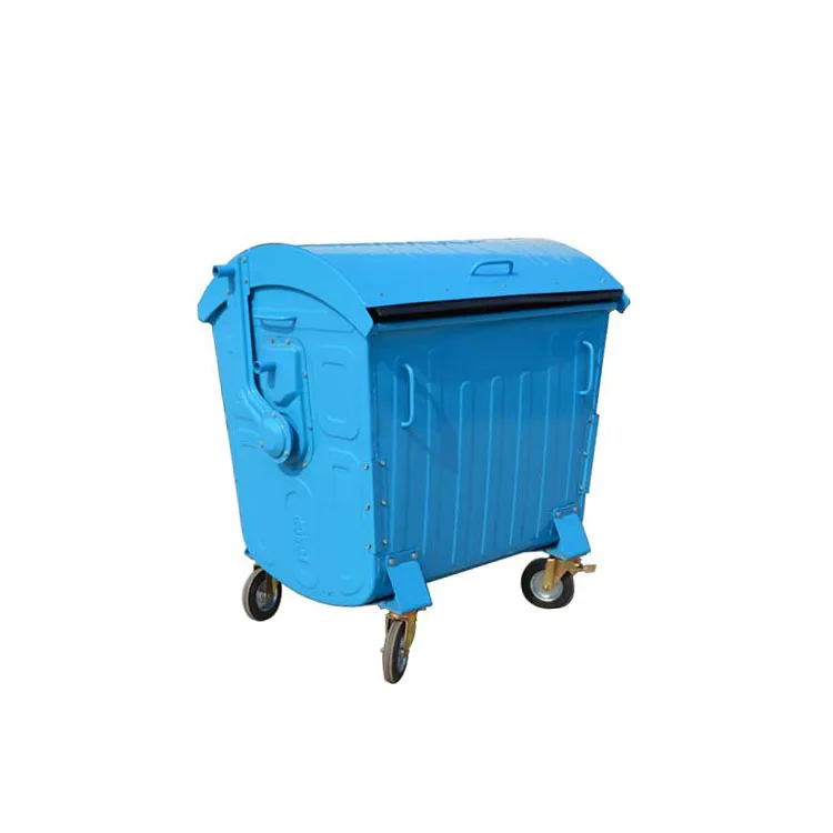 1.1 Cbm Sorted Collection Waste Containers 1100l - Buy Metal Container ...