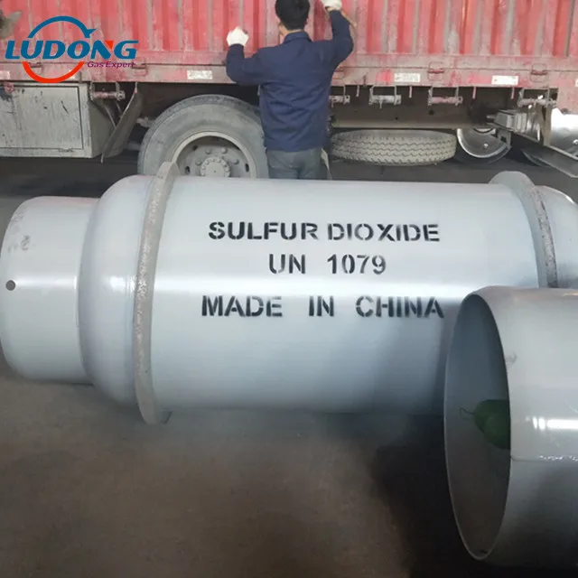 Sulfur Dioxide Gas In 800l Gas Cylinder - Buy Sulfur Dioxide Gas,So2 ...