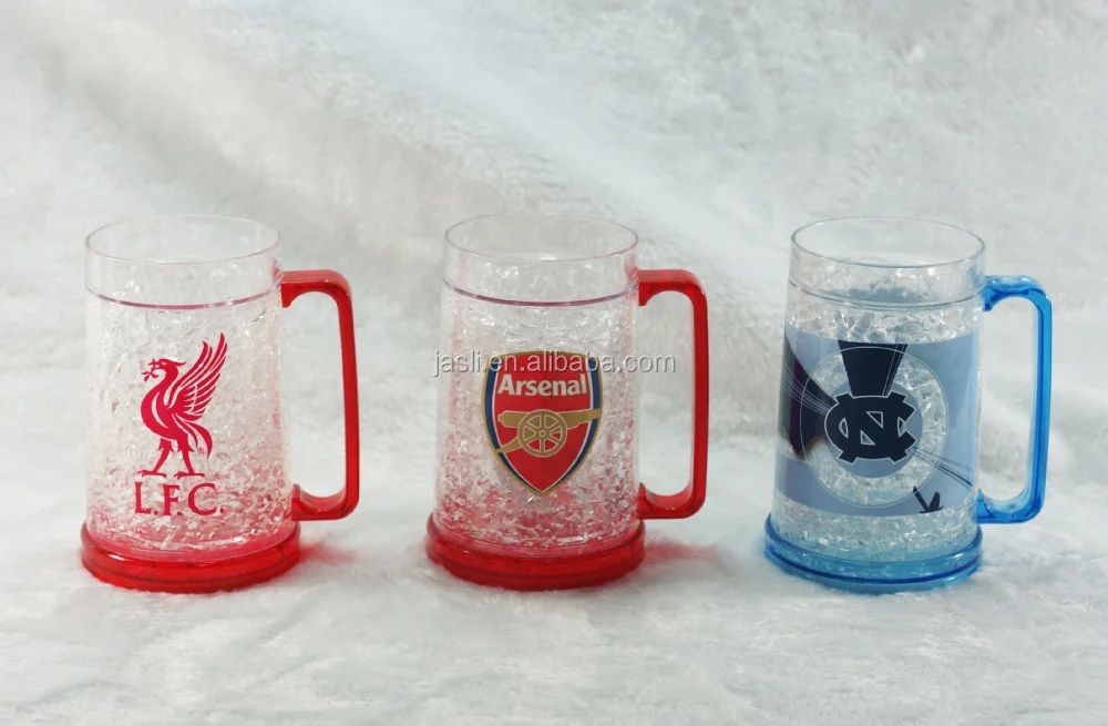 Drinking Ice Mug With Gel,Gel Freezer Mug,Frosty Mug - Buy Ice Mug ...