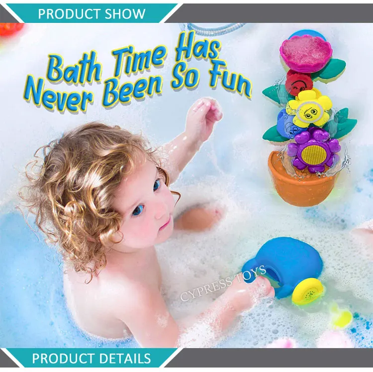Funny Blossoms Squirt Waterfall Bath Toy for Baby Fun